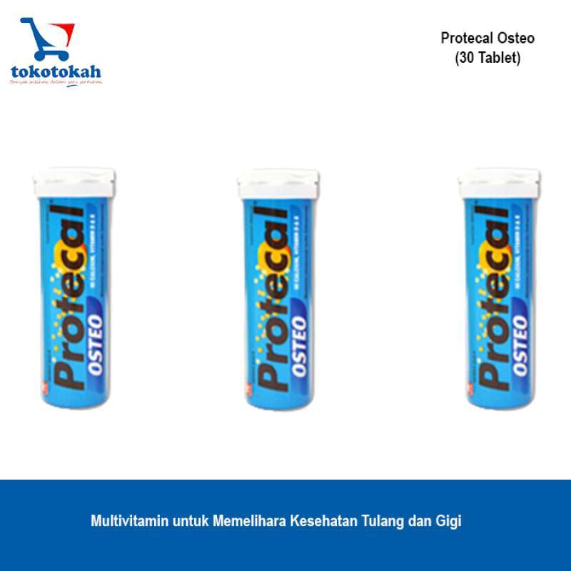 Jual (3 Pcs) Protecal Osteo Suplemen Multivitamin Tulang Produksi ...