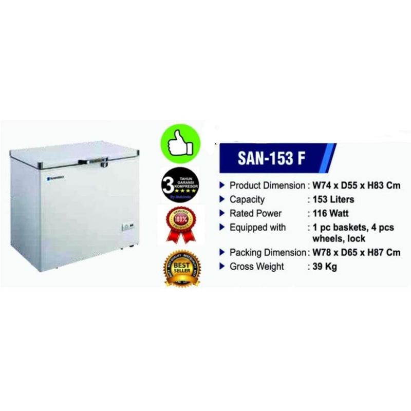 Jual Chest Freezer Sansio San-153f - 153 Liter Di Seller Aloy ...