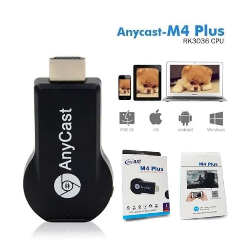 Promo AnyCast M4 Plus WiFi Display Dongle Receiver Automatic Mode ...