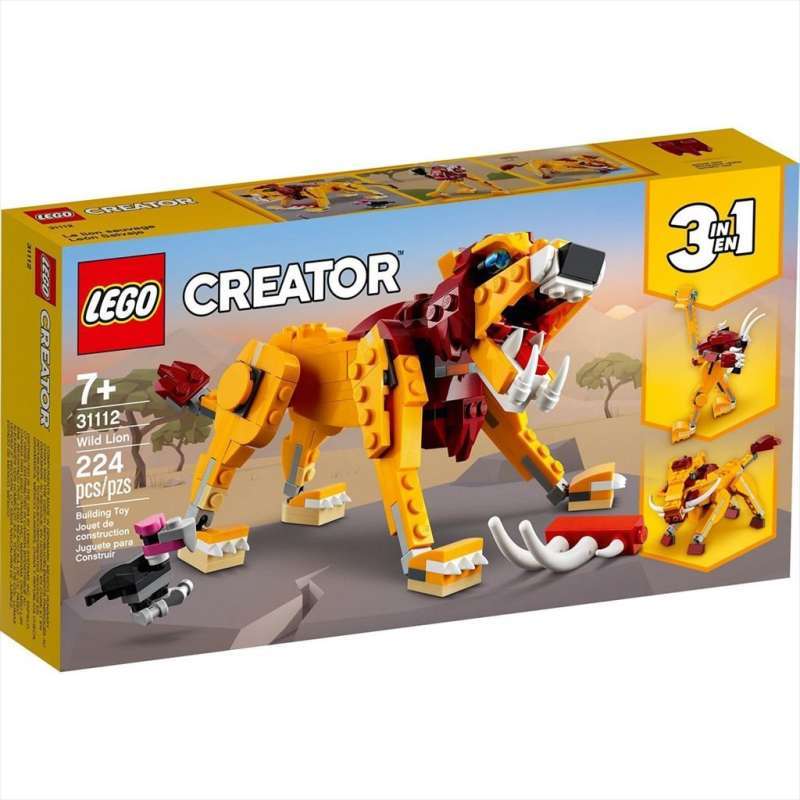 Jual LEGO Creator 31112 Wild Lion di Seller Cupliss Official Store ...