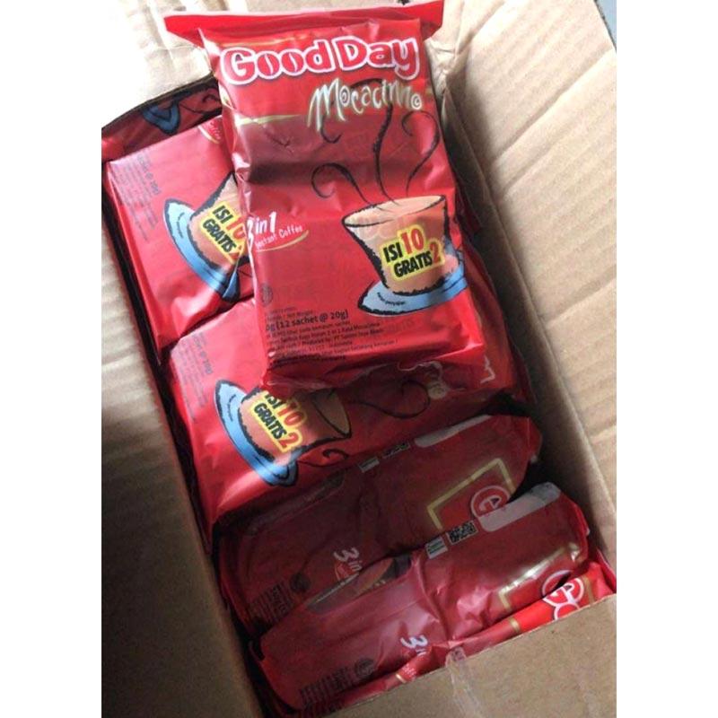 Jual [ LEBIH MURAH : 10 GRATIS 2 ] Good Day Mocacinno 20gr / 25 bag x ...