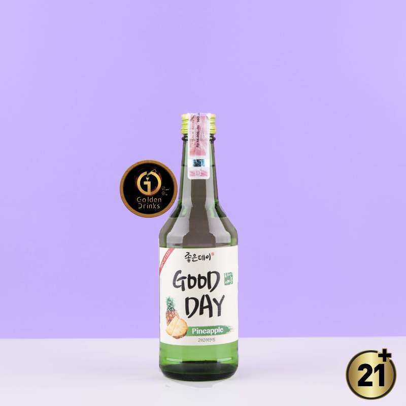 Promo Good Day Soju Korea Pineapple Flavour + Free Gelas Sloki(Original ...