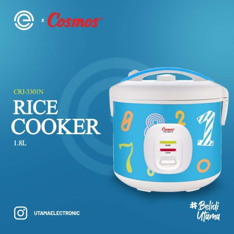 Promo Cosmos Rice Cooker 1.8 Liter Crj-3301n Diskon 8% Di Seller Utama ...