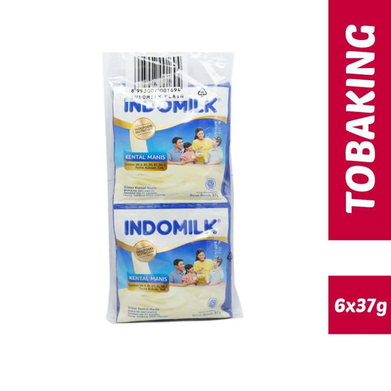 Jual Indomilk Skm Susu Kental Manis Putih Plain Sachet 6x37gr Di Seller ...