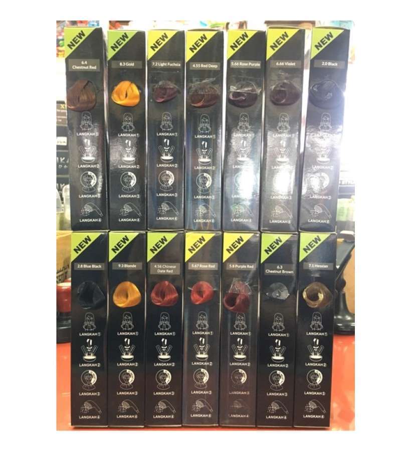 Jual Feves Color Cream / Pewarna Rambut / Cat Rambut - 60ml di Seller ...