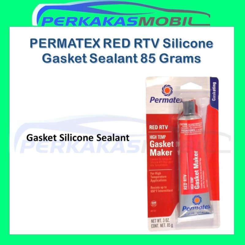 Promo Permatex Lem Red RTV Silikon Silicone Merah Mesin Tahan Panas ...