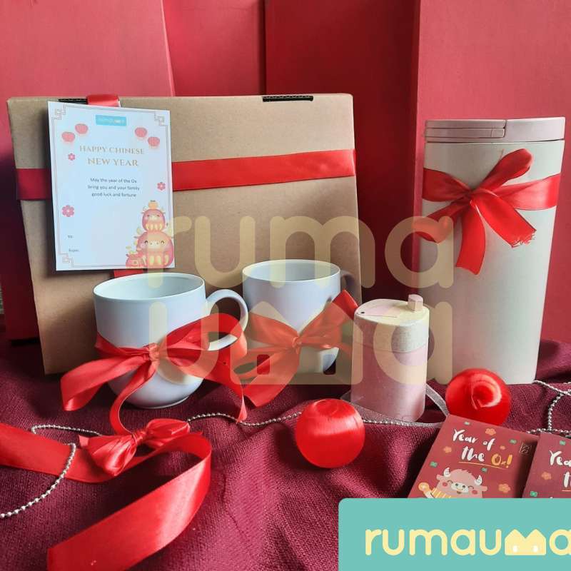 Jual RUMAUMA Imlek Treasure Parcel Bingkisan Toples Gelas Hampers Unik ...