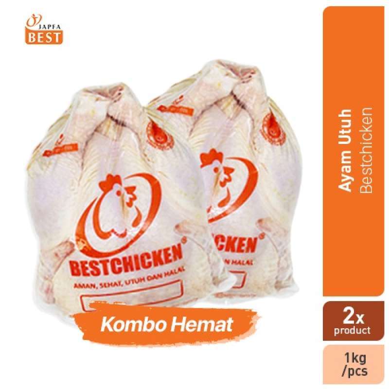 Promo JAPFA BEST Ayam Karkas Broiler - Ayam Potong Utuh [1000 gr - 1.0 ...