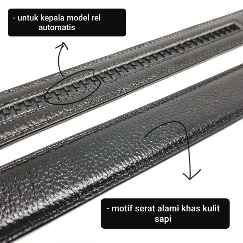 Promo Ikat Pinggang Pria Sabuk Kulit Sapi Asli Full 100% Lembut - 020 ...