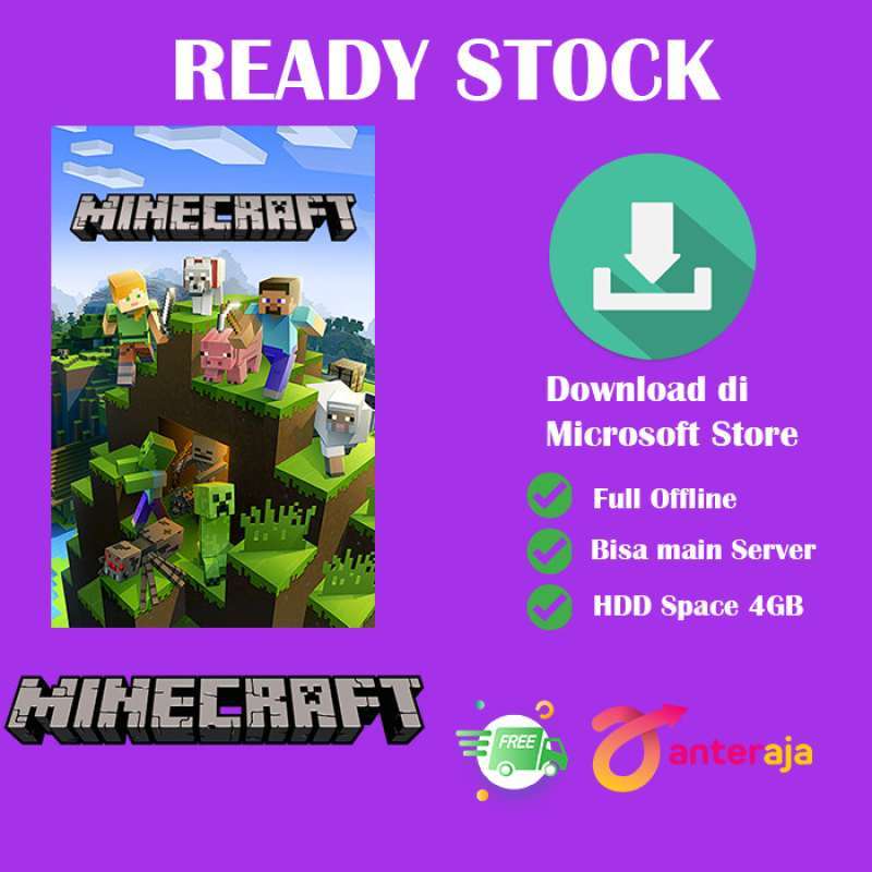 Jual Minecraft Windows 10 Original di Seller Raja Store - | Blibli