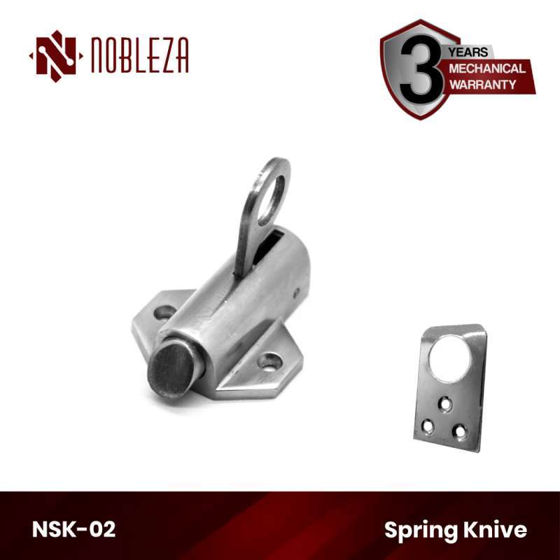 Promo Nobleza Nsk-02 Spring Knive Knip Slot Kunci Jendela Stainless ...