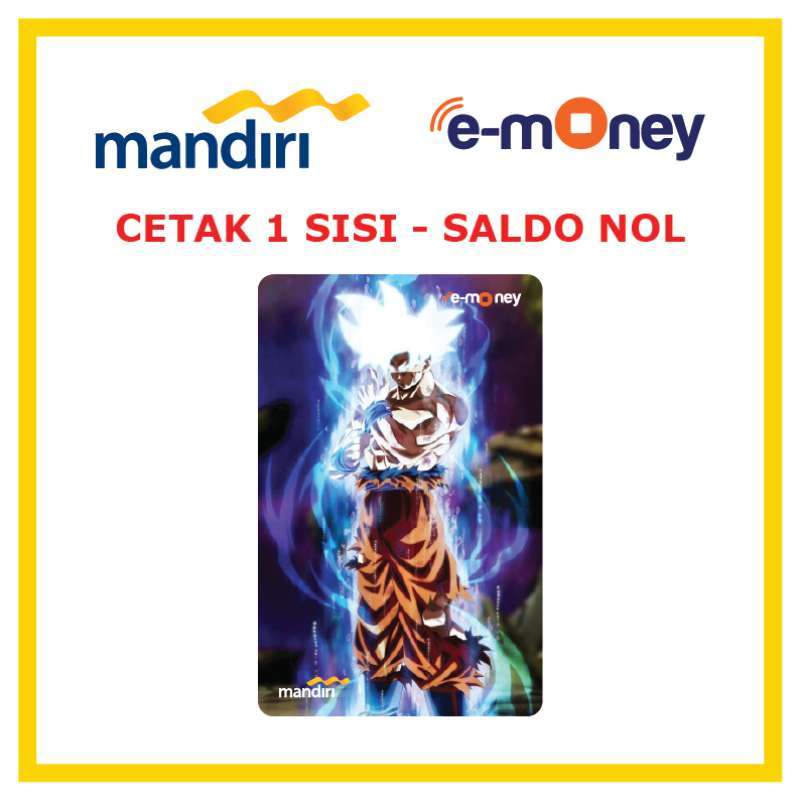Jual Kartu Mandiri E-money Game Kartun Goku Dragons Ball 23 Game Etoll ...