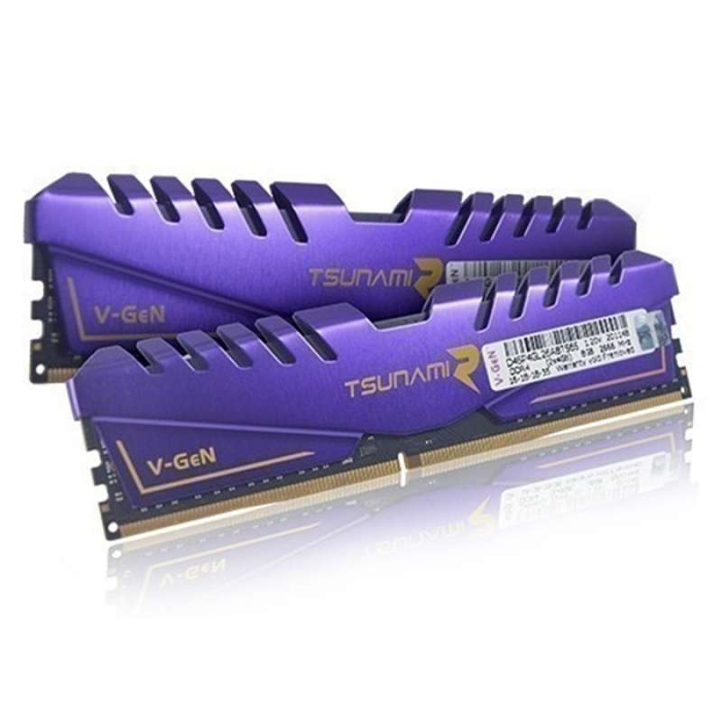 Jual V-gen Tsunami R Kit Ddr4 8gb(2x4gb) 3200mhz Cl 16-18-18-36 Vgen ...