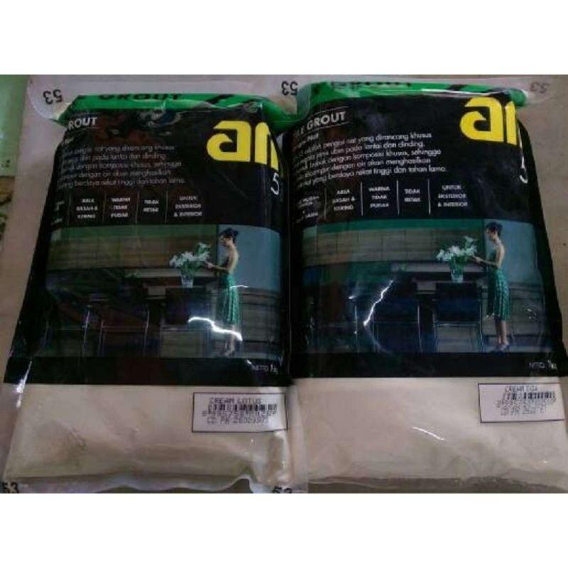 Jual Am 53 Cream Tile Grout / Semen Keramik Pengisi Nat Cream Ixia ...