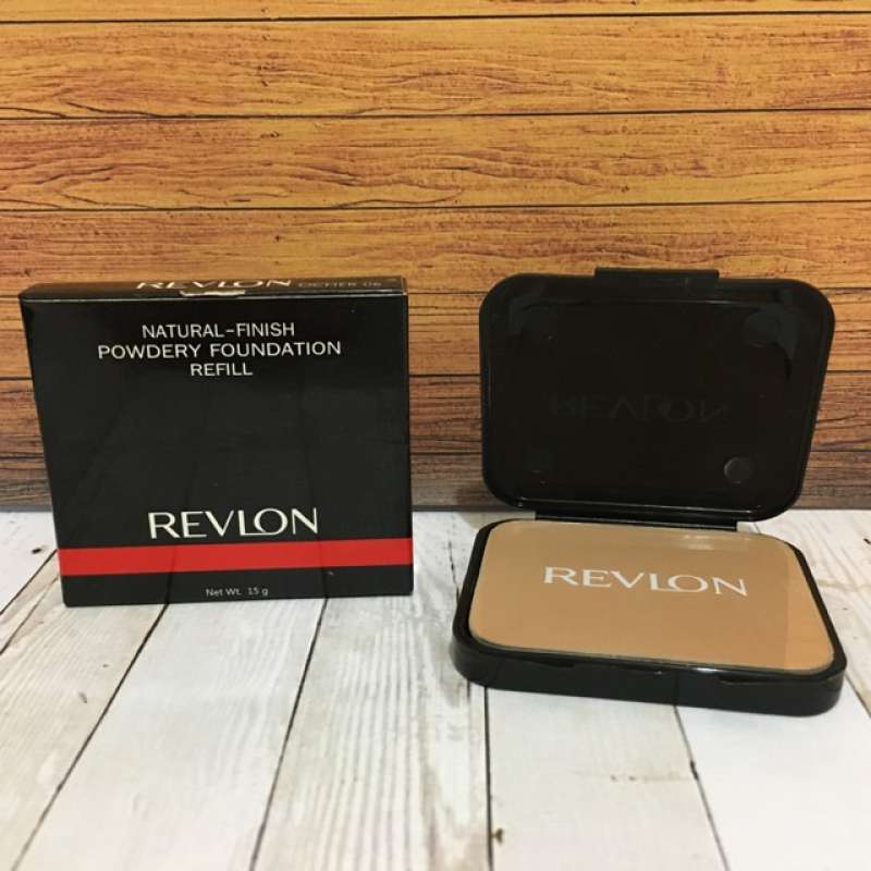 Jual Revlon Natural Finish Powdery Foundation REFILL - 15gr di Seller ...