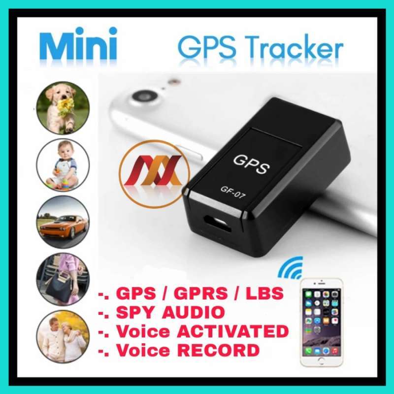 Jual Ns - Gps Mobil / Motor Mini Gps Tracker Gsm Recording Voice Gf07 ...
