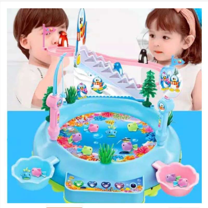 Jual MAINAN PANCINGAN MAGNET 6 IN 1 IKAN DAN PENGUIN LENGKAP TANGGA ...
