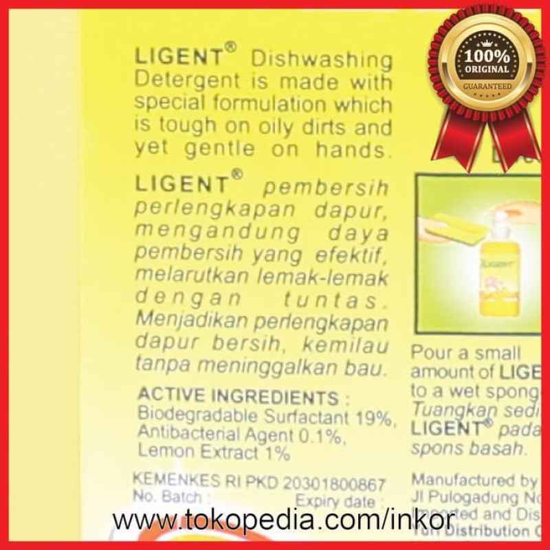 Jual Yuri Ligent Cairan Pencuci Piring Kuning Lemon Jerigen 3.7l Di ...
