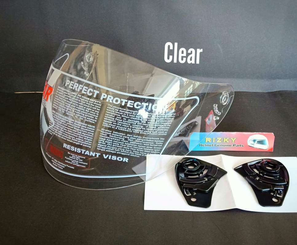 Jual Busa Helm Kyt Djmaru Kancing Plastik + Kaca Helm Clear Plus Rachet ...
