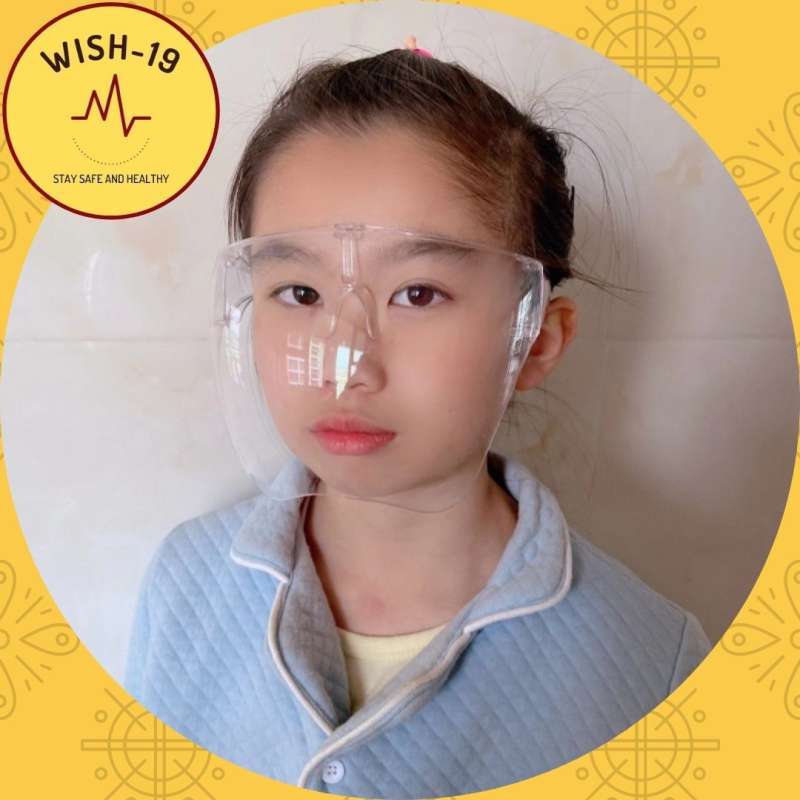 Jual Face Shield Anak BLOCC Acrylic Full Face Shield Kids Transparent ...