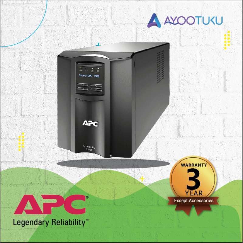 Jual APC Smart-UPS 1500VA, Tower, LCD 230V with SmartConnect Port | SMT1500IC - Mu di Seller ...