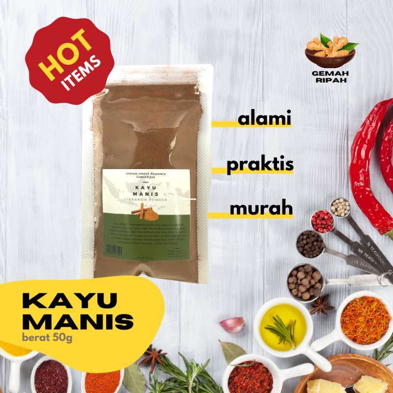 Jual Kayu Manis Bubuk Kayu Manis Cinnamon Powder Cinamon Kayu Manis ...