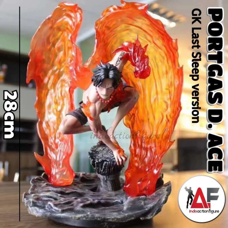 Jual Action figure One Piece Statue Portgas D Ace Last Sleep GK resin ...
