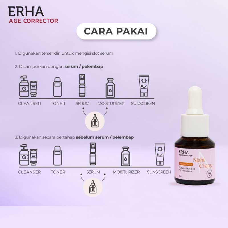 Jual Erha Age Corrector Night Charge Booster - Serum Boster Anti ...