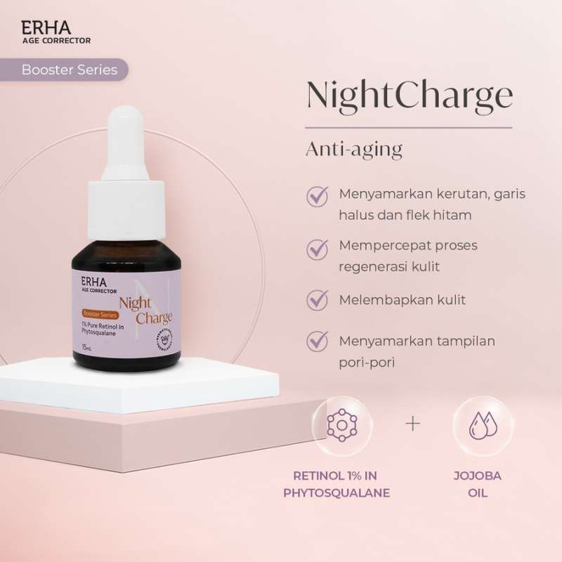Jual Erha Age Corrector Night Charge Booster - Serum Boster Anti ...