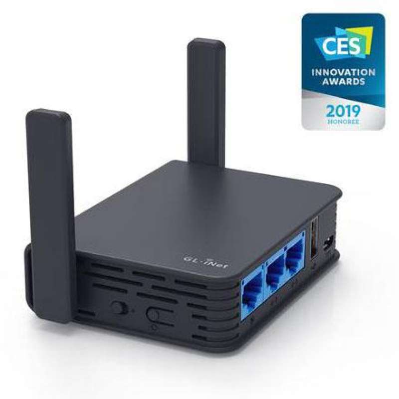 Jual GL.iNet Slate Travel OpenWRT Mini Smart Router DDRII 128MB - GL ...