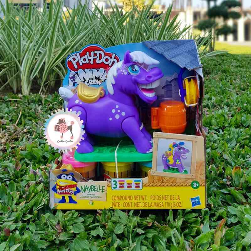 Jual Play Doh Animal Crew Naybelle Show Pony Farm Animal Playset di ...