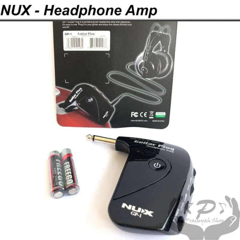 Jual NUX Gitar Plug Headphone Amp GP - 1 Guitar Amplifier GP1 - HITAM ...