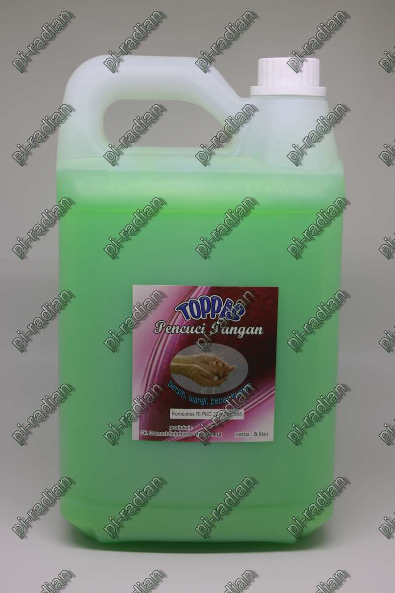 Promo TOPPAS hand soap sabun cuci tangan 5L 5 liter murah - Apple ...