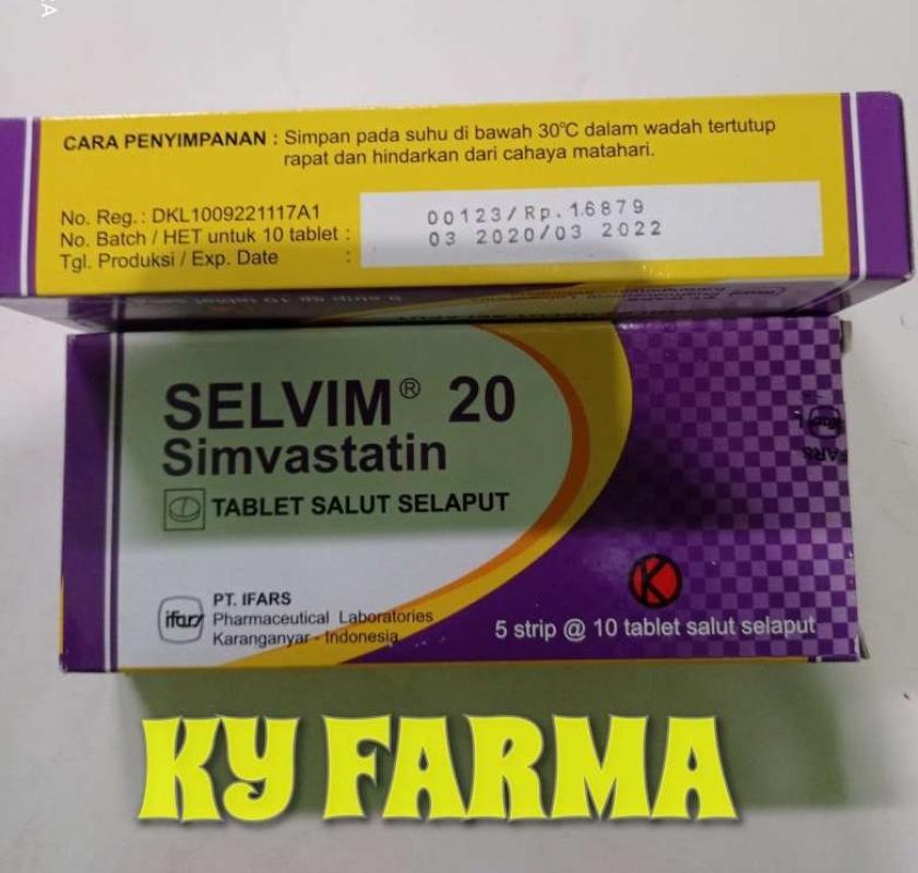 Selvim Simvastatin 20 Lengkap Harga Terbaru Juni 2024 | Blibli