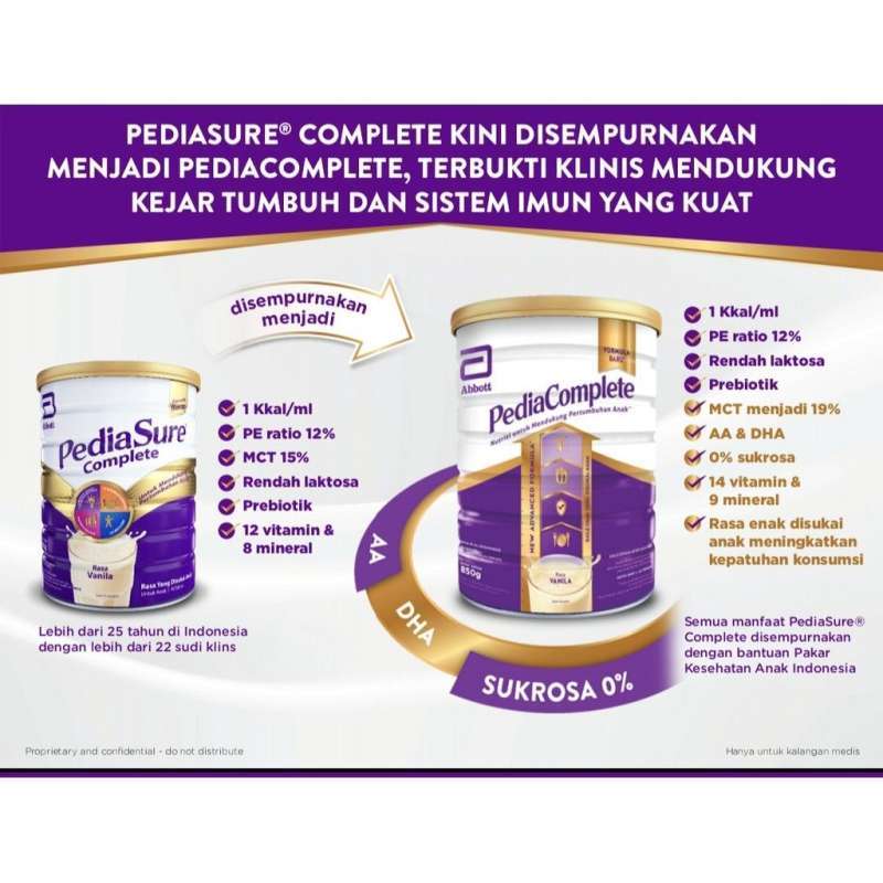 Jual Pediasure Complete / Pediacomplete 850 G Di Seller Hooree - Medit 2 ,h-th8 - Kota Jakarta ...