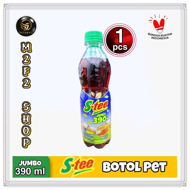 Promo S-tee | Stee Jumbo Minuman Teh Botol Pet - 390 ml (Kemasan Satuan ...