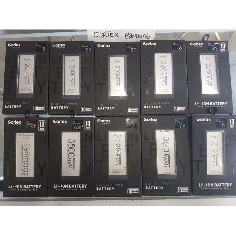 Jual Cortex Iphone Baterai Battery High Capacity Original Batre Batrai Plus Double Power