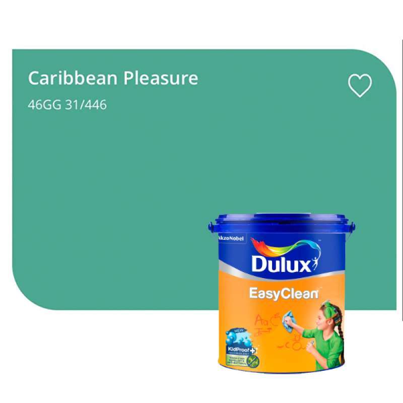 Jual Dulux EasyClean Tinting Cat Tembok - Caribbean Pleasure [2.5L] di ...