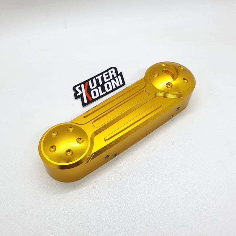 Jual Unione Cover Fork CNC lurus Gold Vespa LX S Sprint Primavera GTS ...