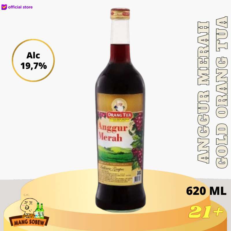Jual Anggur Merah Gold Cap Orang Tua 620ml di Seller MangSobew ... Jual Anggur Merah Gold Cap Orang Tua 620ml di Seller MangSobew ...