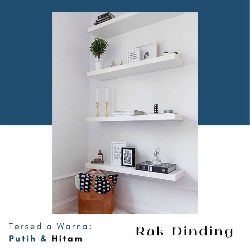 Jual Rak Kayu Ambalan - 4 set 40 x 12 cm - Papan Dinding Tembok ...