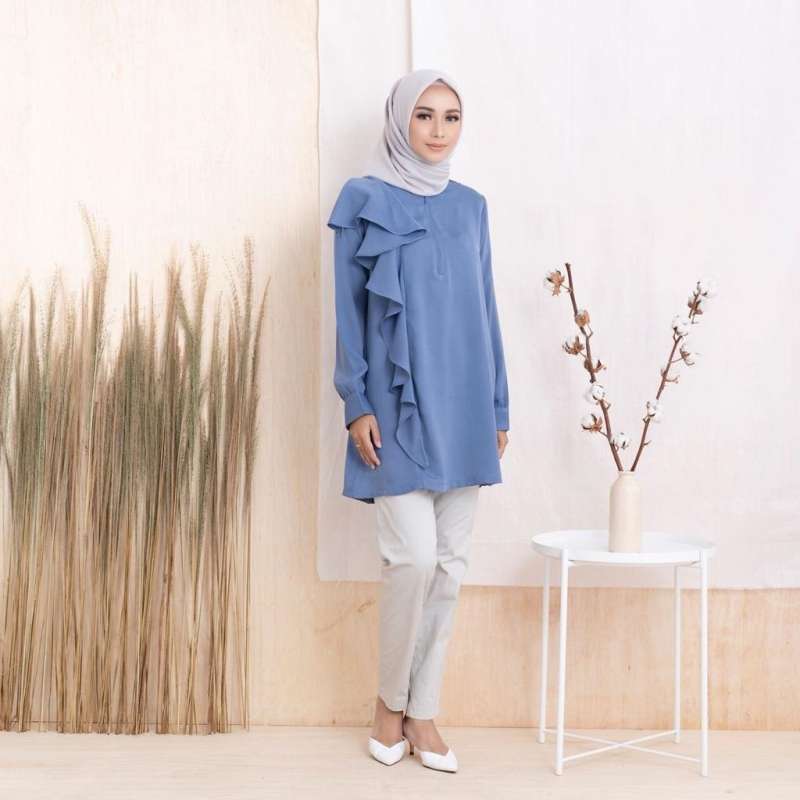 Jual TUNIK DENGAN MODEL ELEGANT RAMPLE SAMPING KEKINIAN BAHAN PREMIUM ...