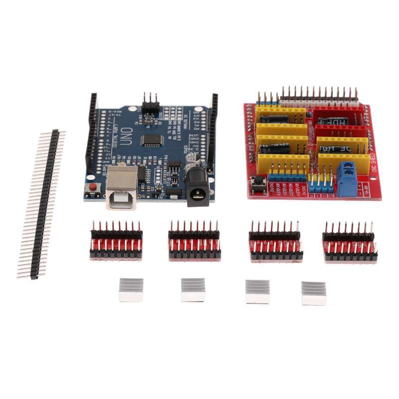 Promo 3D Printer Kit: CNC Shield V3 Expansion Board + 4PCS A4988 + UNO ...