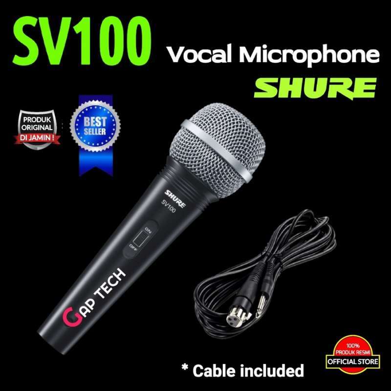 Promo Shure SV100 / SV 100 Dynamic Vocal Microphone Original Garansi ...