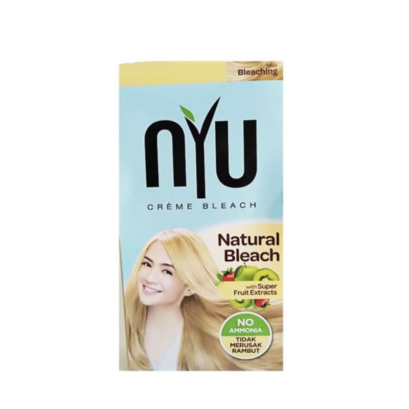 Jual Nyu Creme Hair Colour Natural Bleach / Nyu Hair Color / Semir ...