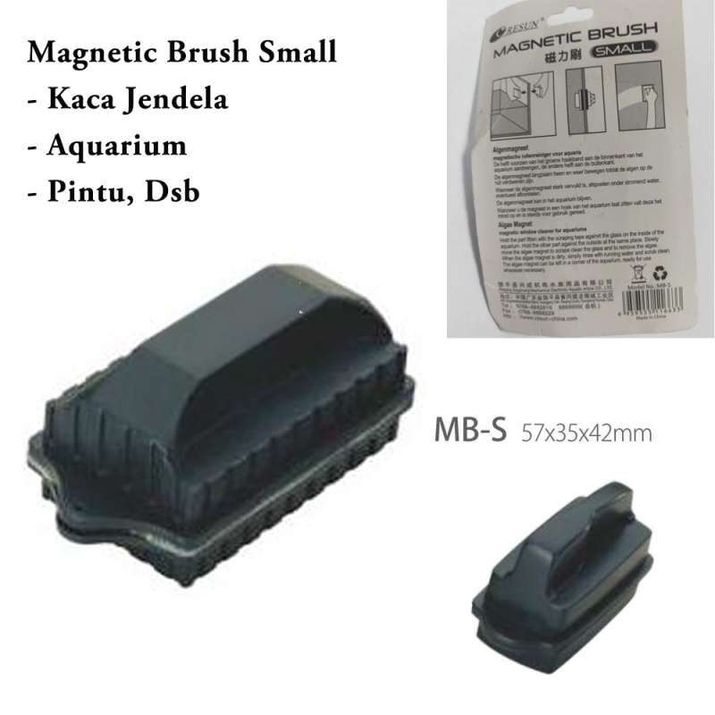 Jual Pemberih Kaca Jendela Rumah - Kaca Aquarium Ikan Magnet Sikat ...