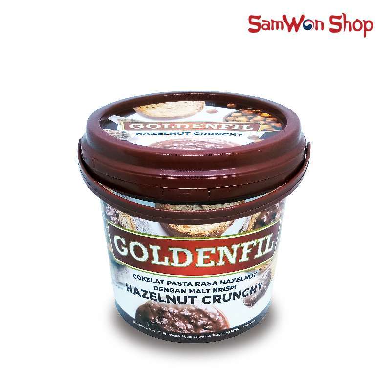 Jual GOLDENFIL (HAZELNUT CRUNCHY) SELAI OLES MANIS 1KG - OLESAN ROTI ...