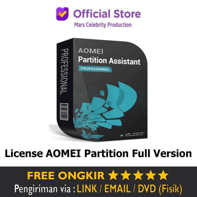 Jual License - Software AOMEI Partition Assistant Professional Full ...