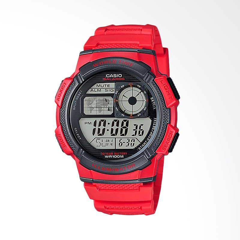 Jual Casio Jam Tangan Pria - Merah Ae-1000w-4avdf Di Seller Temismani ...