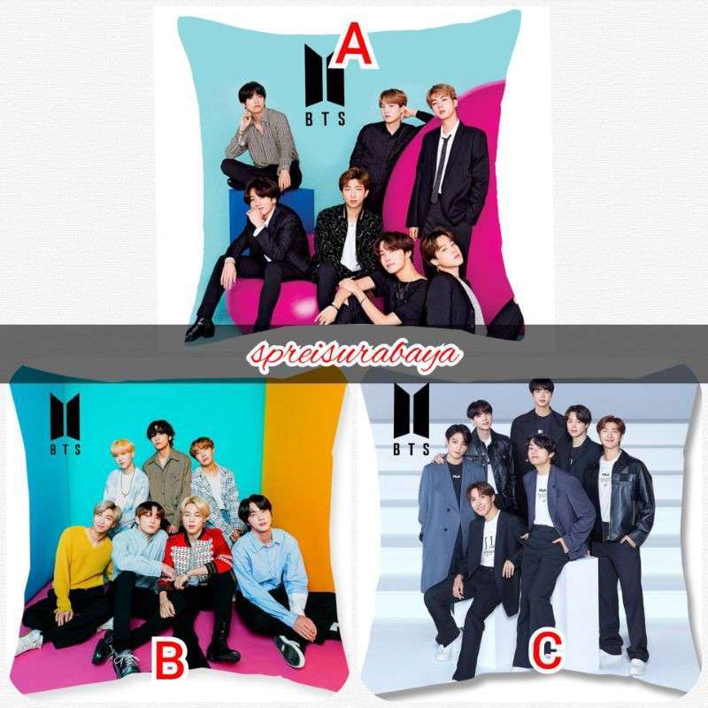 Promo Bantal BTS - 40x40 BTS army Collection - Motif B Diskon 22% di ...